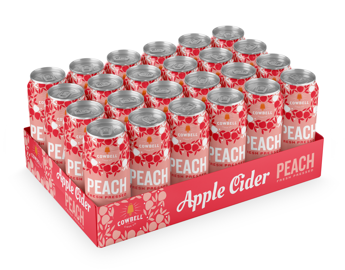 473ML Peach Cider x 24 – Cowbell Brewing Co.