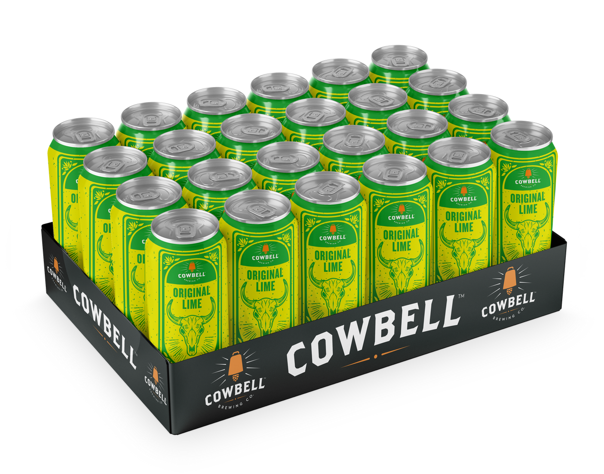 473ml Cowbell Ranch Water Tequila Seltzer - Lime x 24 – Cowbell Brewing Co.